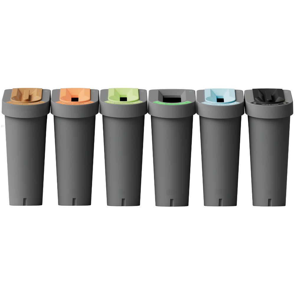 Smart Recycling Bin with Optional Lid Insert | 70 Litre