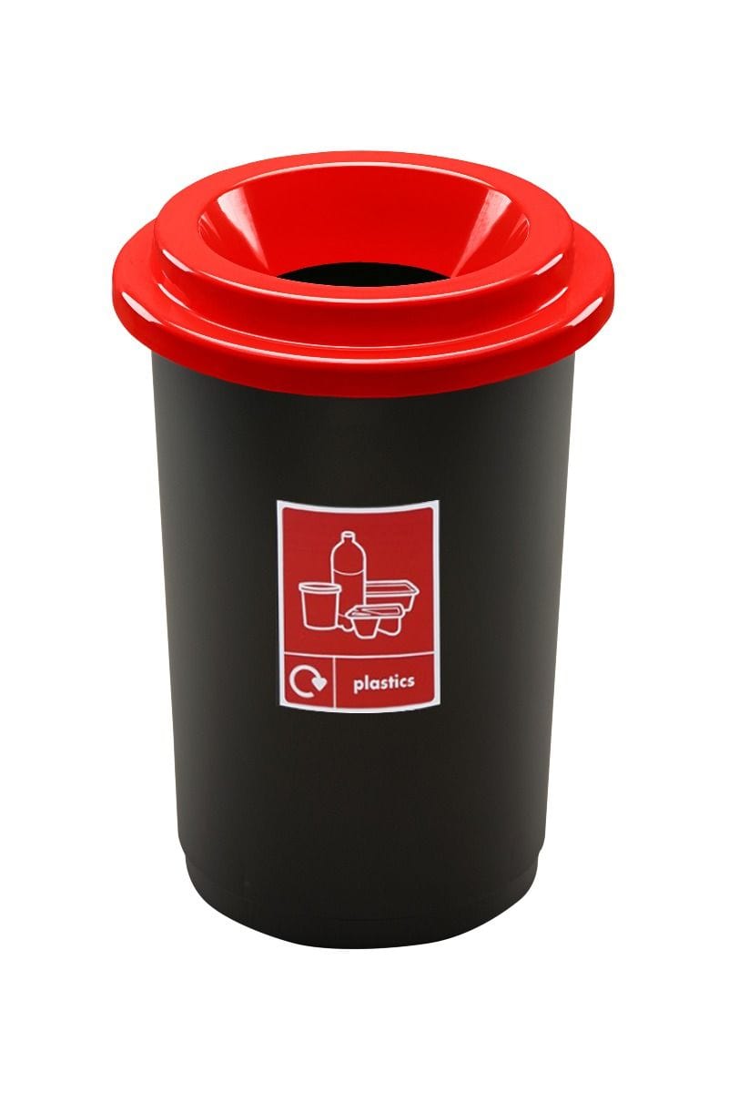 Round Open Top 50-Litre Recycling Bin