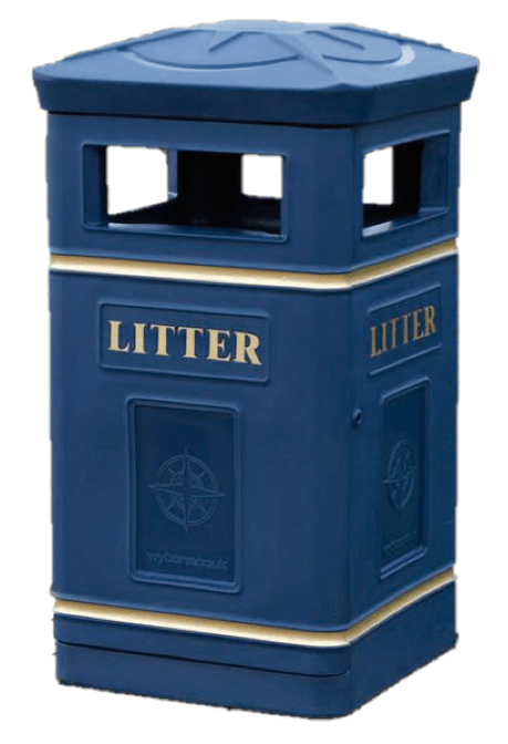 Compass Litter Bin (112 Litres) | Made in the UK