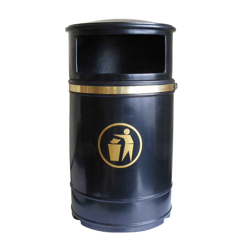 Nickleby Outdoor Mountable Waste Bin - 40 Litre