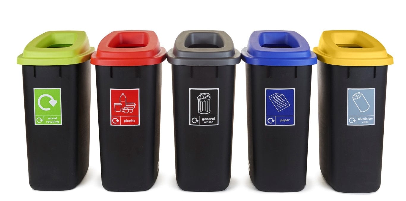 Large Durable Open Top Recycling Bin - 90 Litre